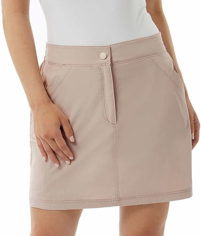 32 Degrees Cool Womens Lightweight Tech Skort Beige Marble XXL ...