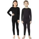 32 Degrees Heat Kids Long Sleeve Crew Neck & Legging Set Black Large 2 ...