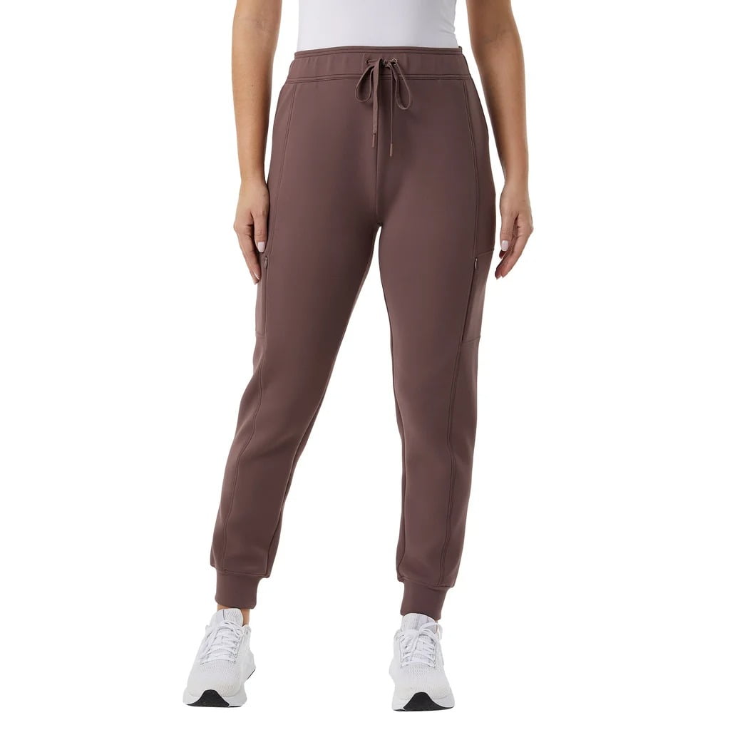 32 Degrees Heat Women's Active Tech Jogger Pant with Pockets, Brown ...