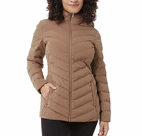 32 Degrees Heat Women's Full Zip Water Resistant Power Tech Jacket with ...