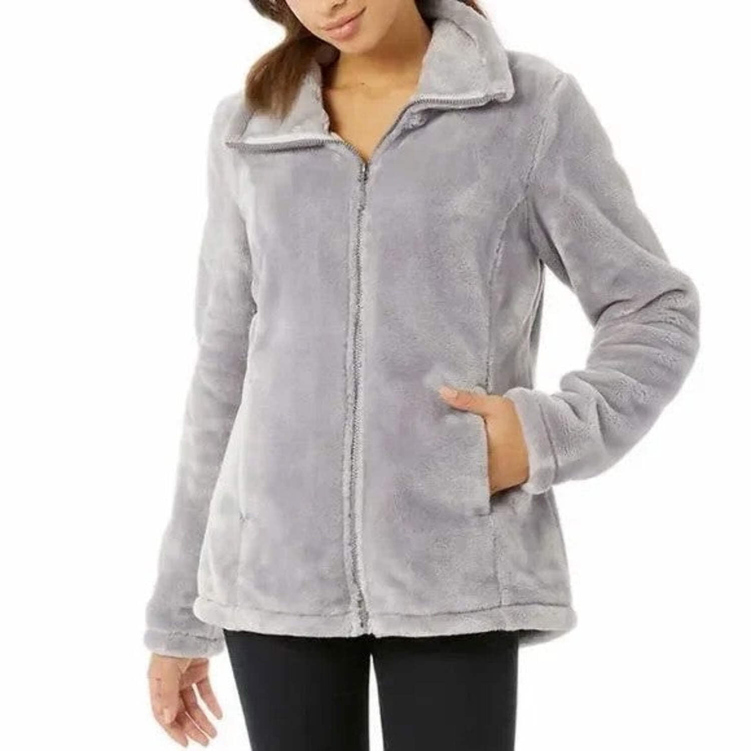 32 Degrees Ladies' Plush Jacket (1505302) - Walmart.com