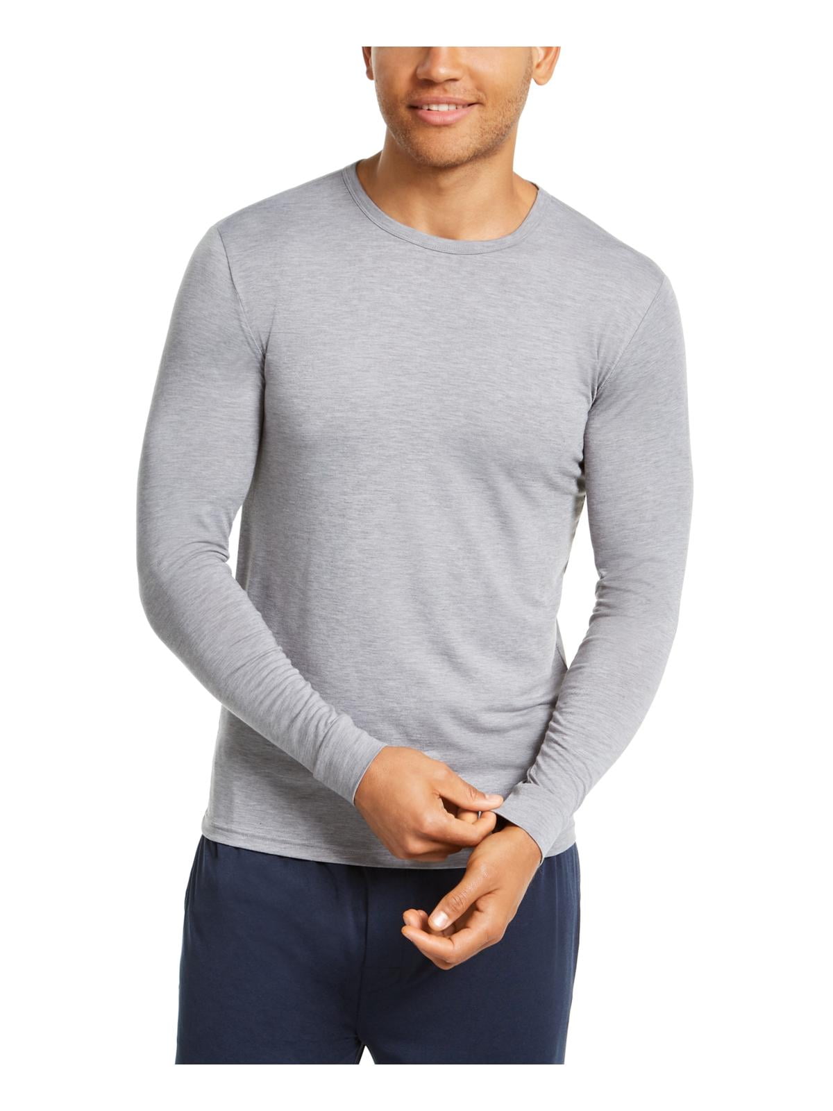 32 Degrees Men's Base Layer Crew Neck Shirt Gray Size Large - Walmart.com