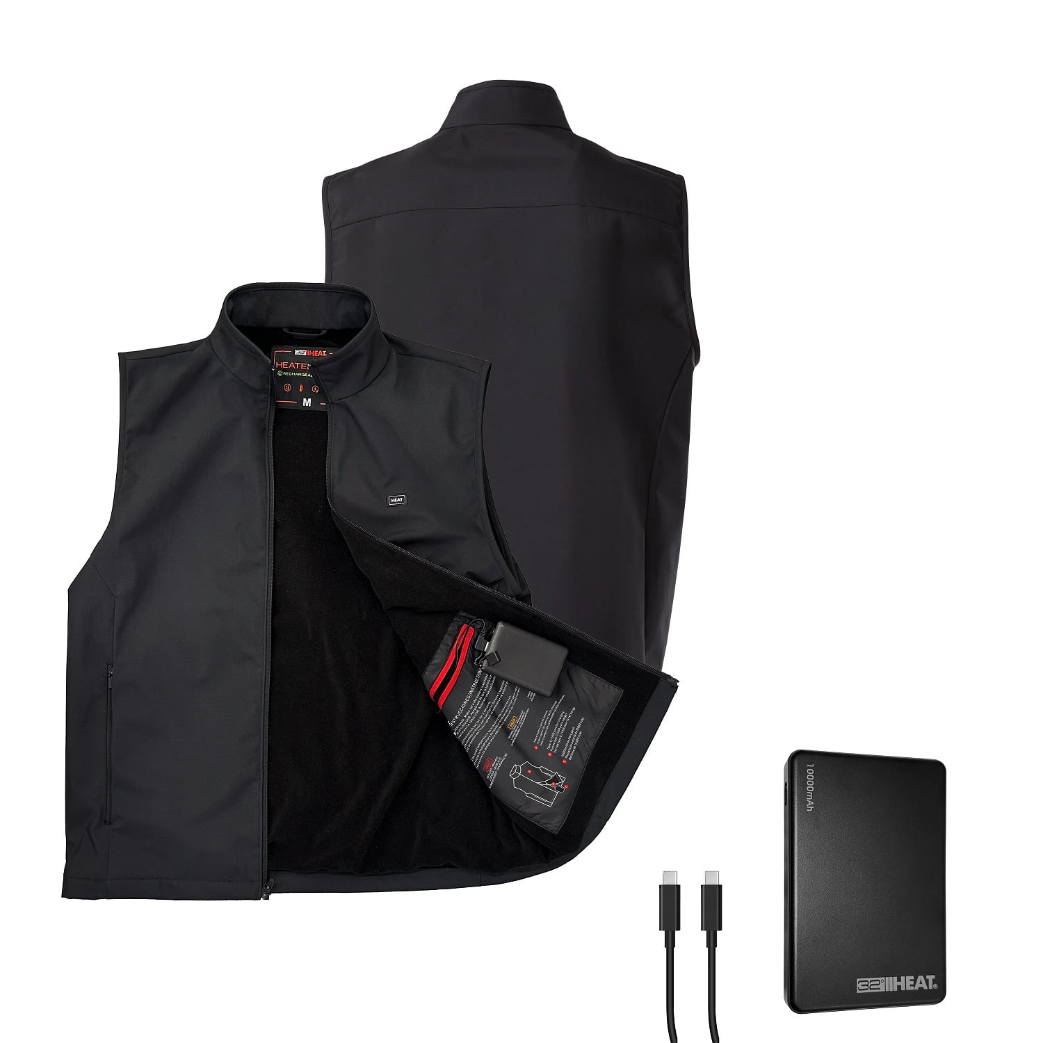 32 Degrees Rechargeable Heated Vest, Large - Walmart.com