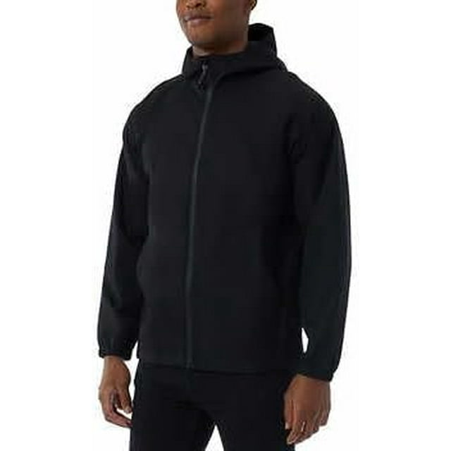 32 Degrees Unisex Rain Jacket, Black, Men's Large/Women's X-Large ...