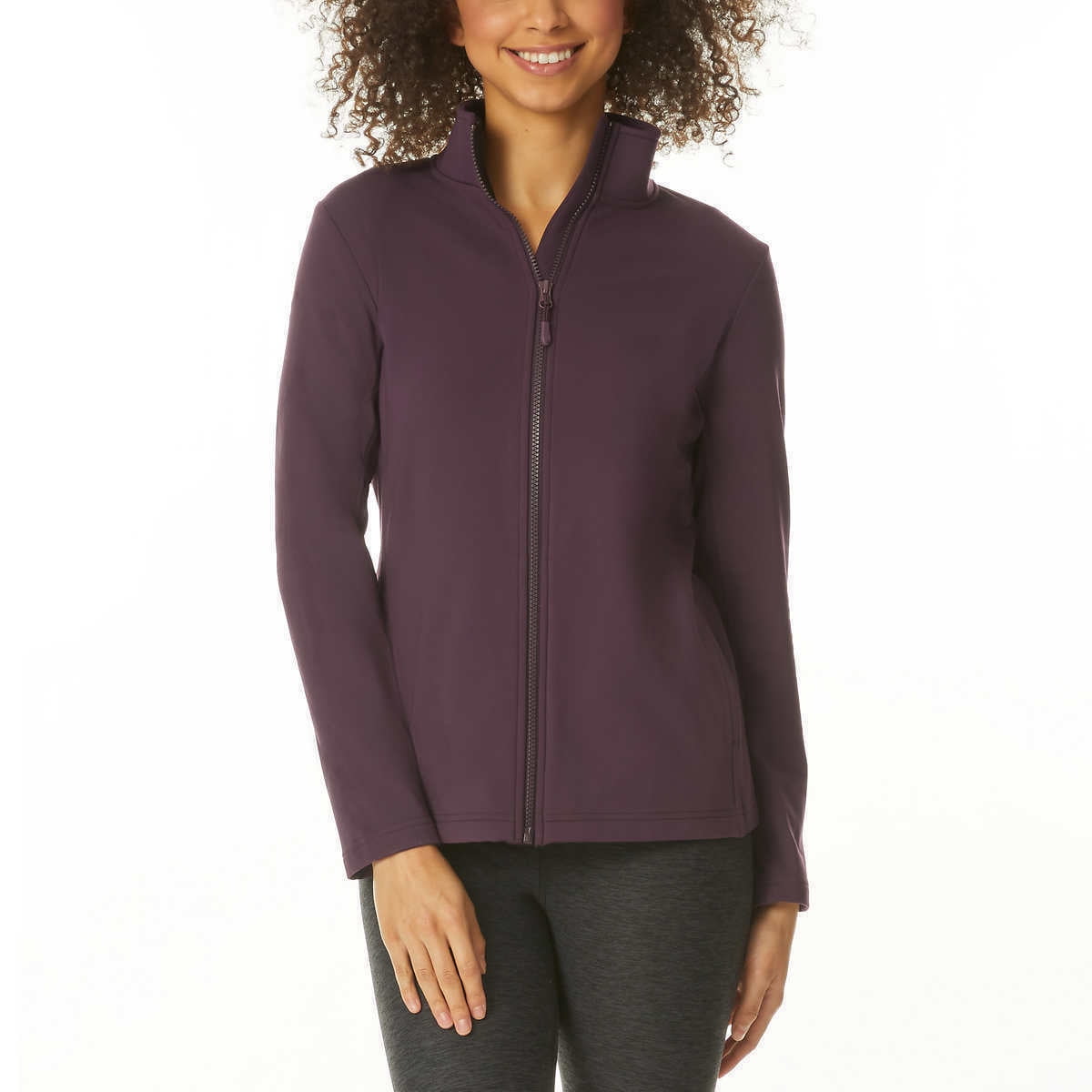 32 Degrees Women's Active Full Zip Jacket (Old Plum, XXL) - Walmart.com