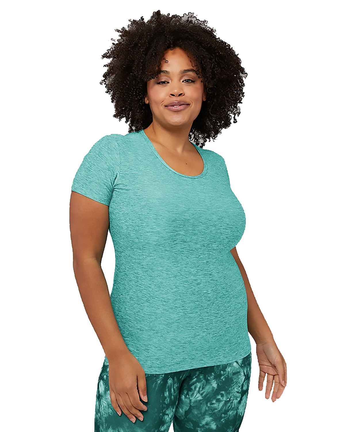 32 Degrees Women's Cool Fitted T-Shirt - Latigo Bay Space Dye - X-Large ...