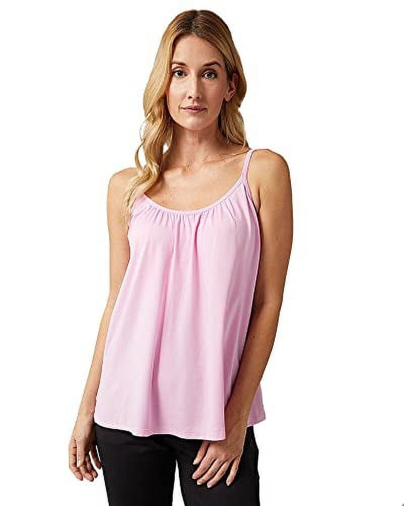 32 Degrees Women's Cool Flowy Bra Cami | with Built-in Cups | Relaxed ...