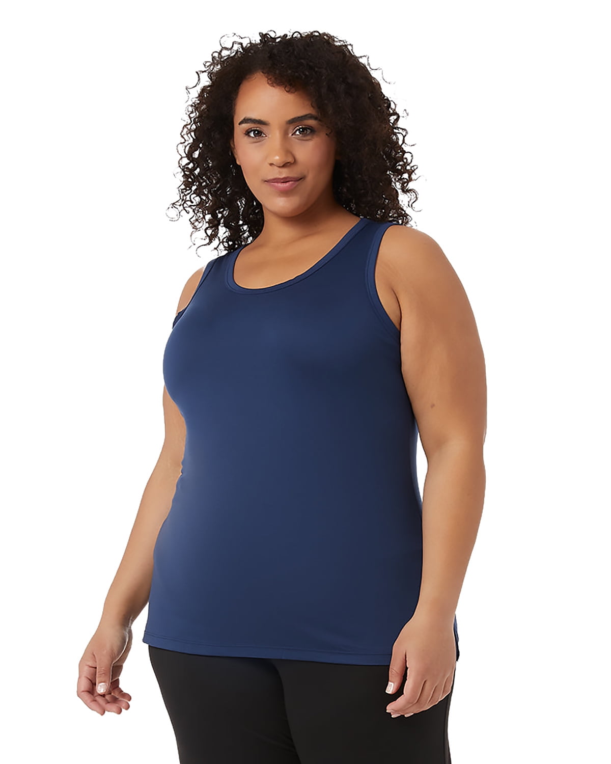 32 Degrees Women's Cool Relaxed Tank - Inky Indigo - Small - Walmart.com