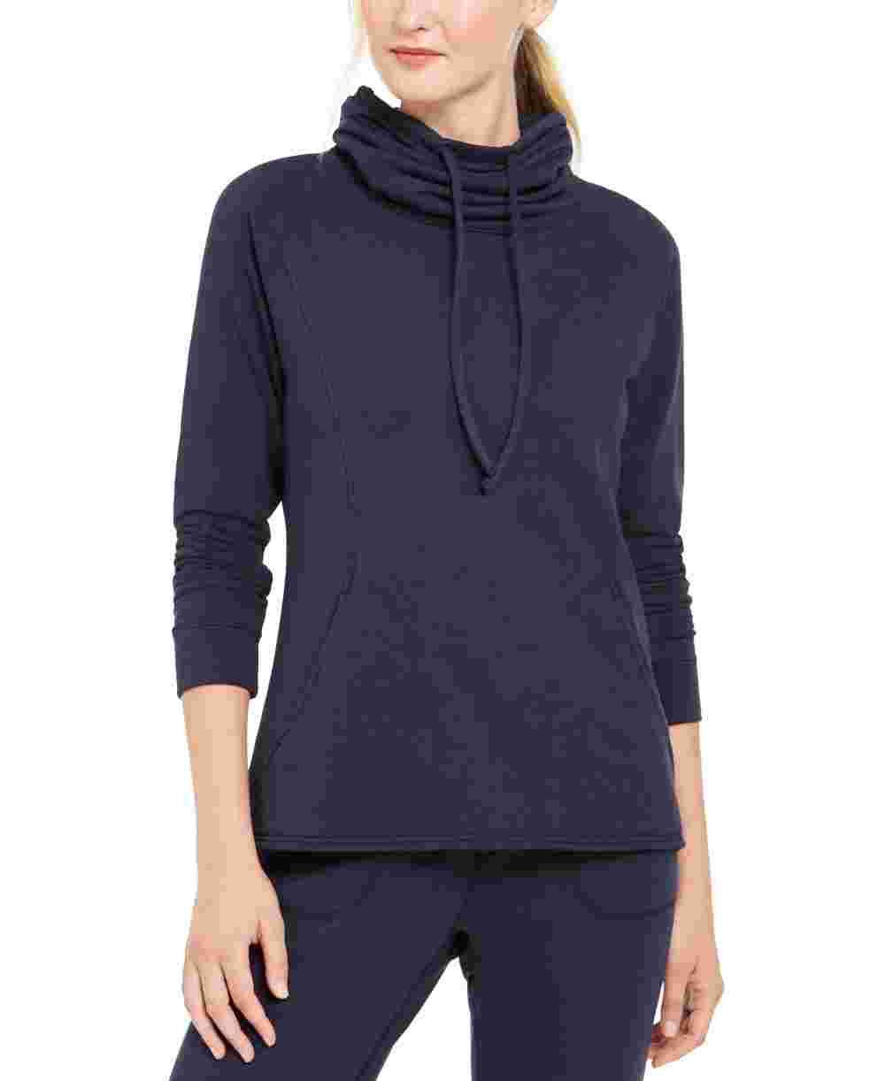 32 Degrees Women's Funnel-Neck Top (XS, Heather Dress Blue) - Walmart.com