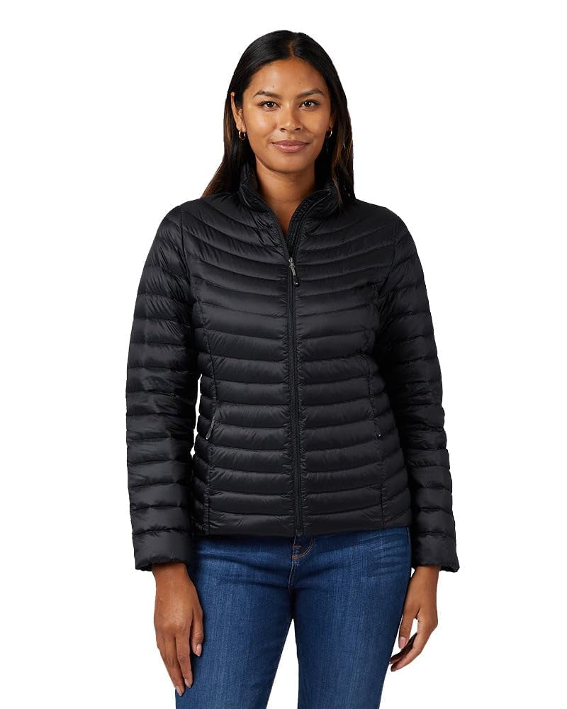 32 Degrees Women's Quilted Ultra-Light Down Packable Puffer Jacket | Layering |Semi-Fitted ...