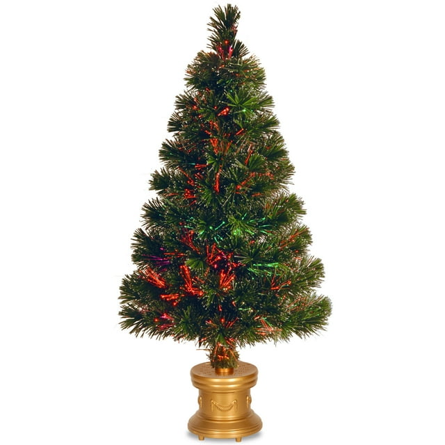 "32"" Evergreen Fireworks Fiber Optic Christmas Tree with Multicolor ...