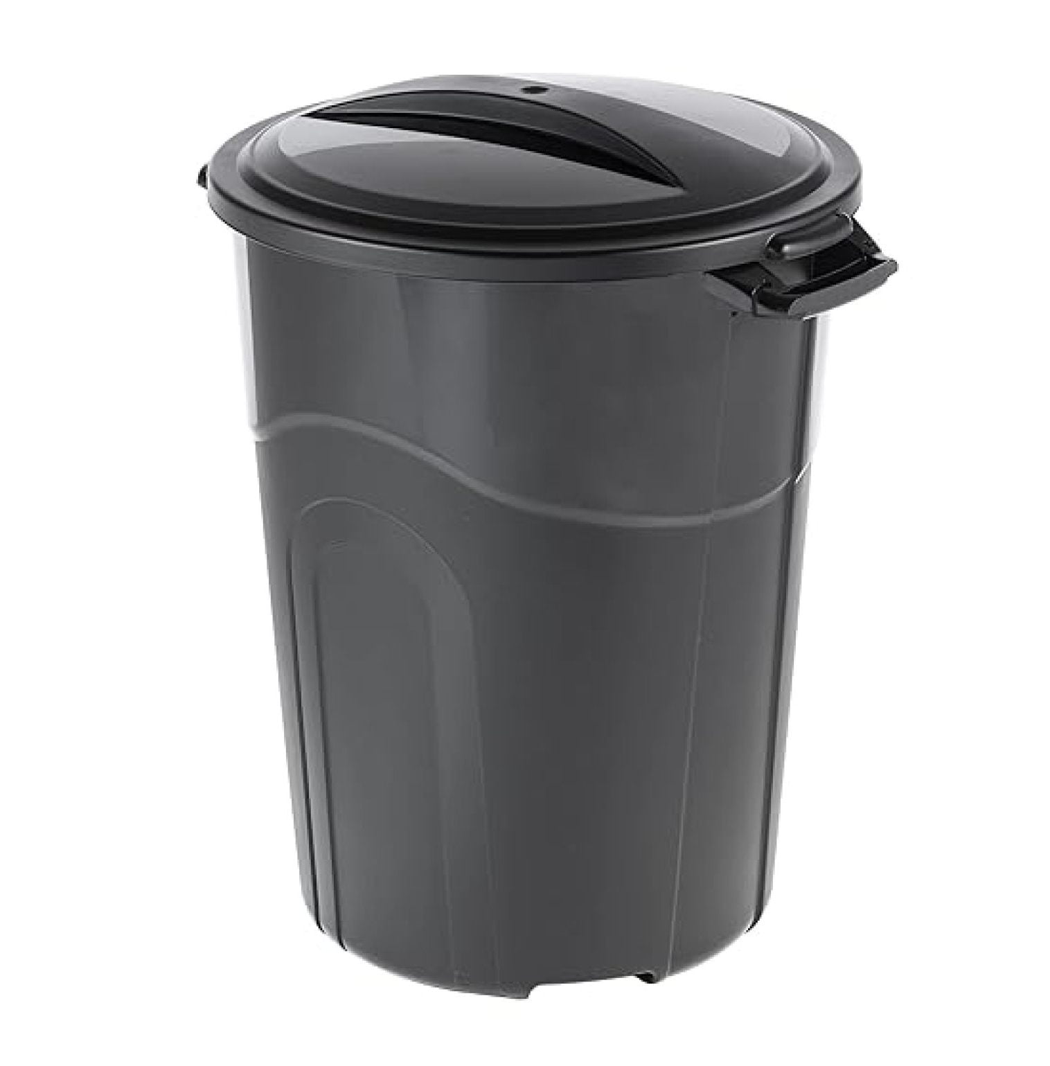 32 Gallon Heavy Duty Plastic Garbage Can, Included Click Lock Lid ...