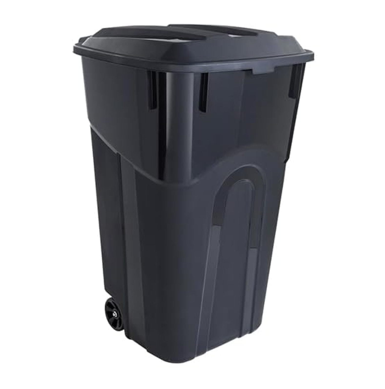 32 Gallon Heavy Duty Plastic Garbage Cans Trash Cans Rubbish Bin with ...