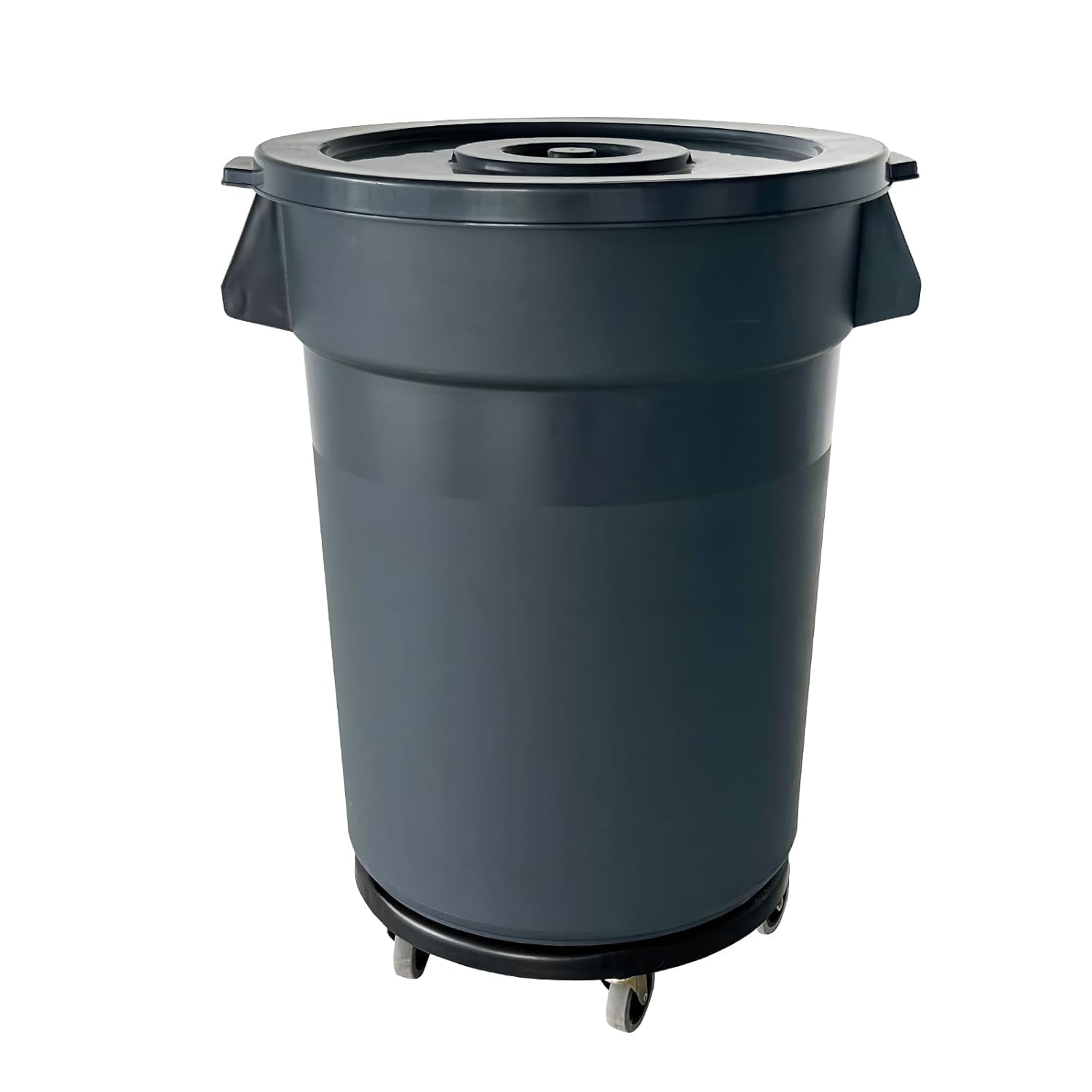 32 Gallon Outdoor Trash Can, Rolling Trashcan with Lid, Trash Bins for ...