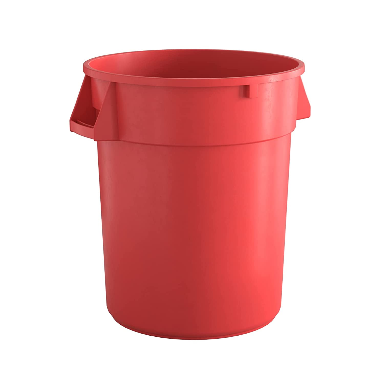 32 Gallon Red Round Commercial Trash Can - Walmart.com