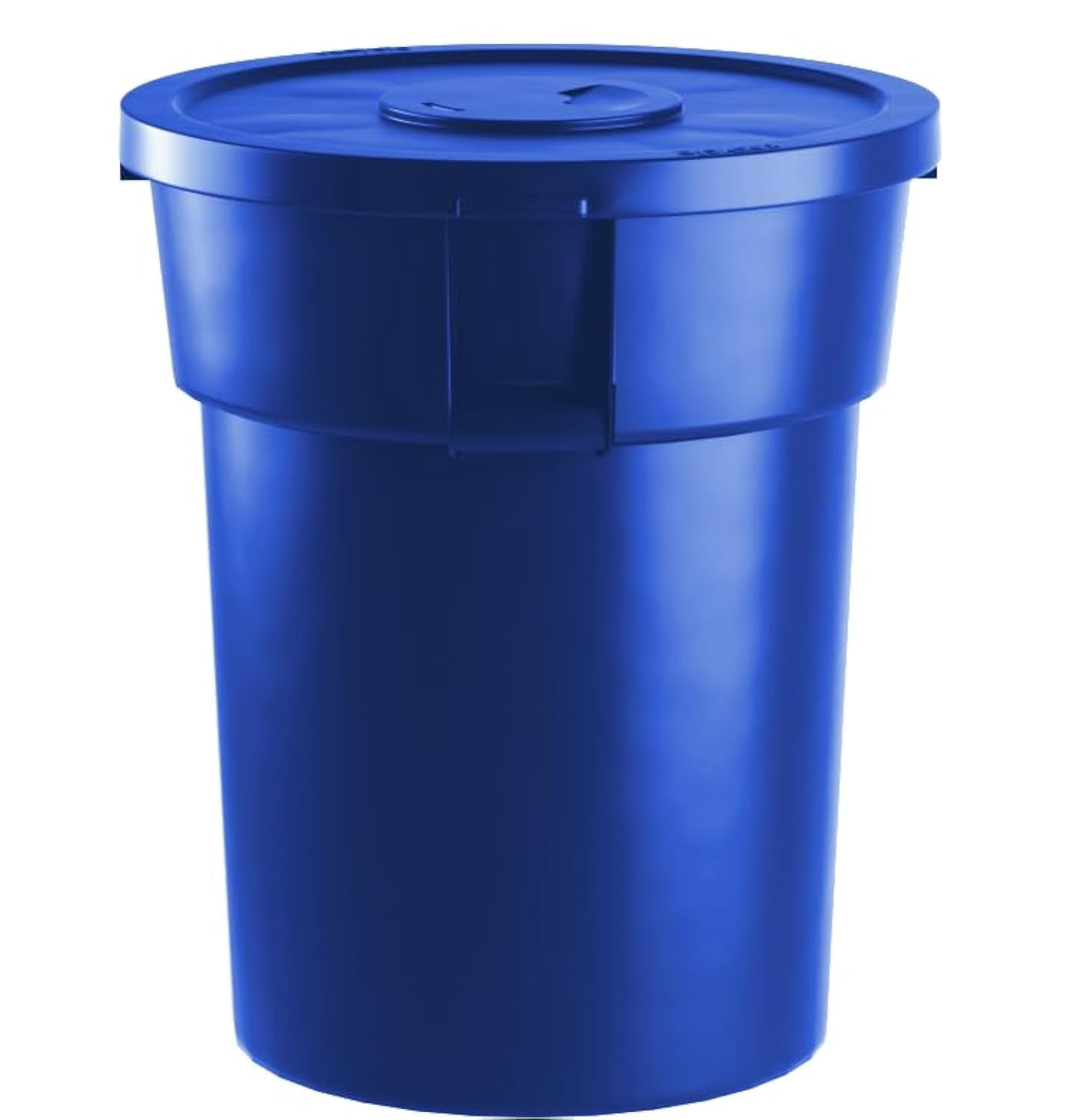 32 Gallon Round Trash Can with Lid / 130 Liters Trash Can Trash Bin ...