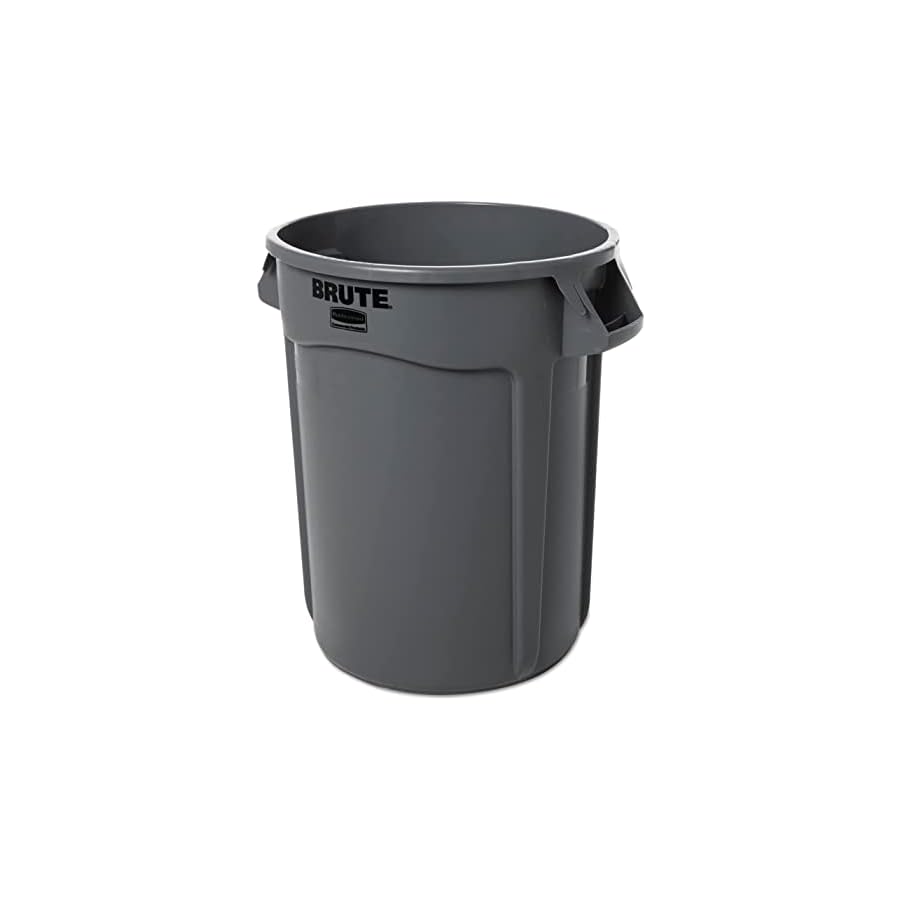 32 Gallon Round Trash Can with Lid - Heavy-Duty Leak-Proof Design for ...
