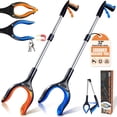 32" Grabber Reacher Tool, Effortless Reacher Grabber Pickup Tool, Heavy ...