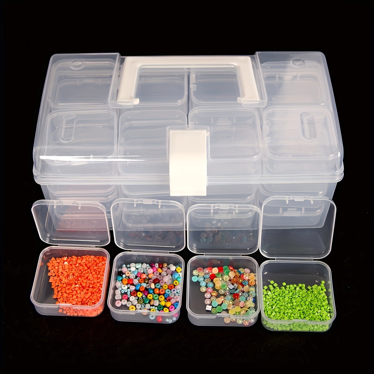 32 Grids Crafts Organizer Finishing Storage Box For Jewelry Parts ...