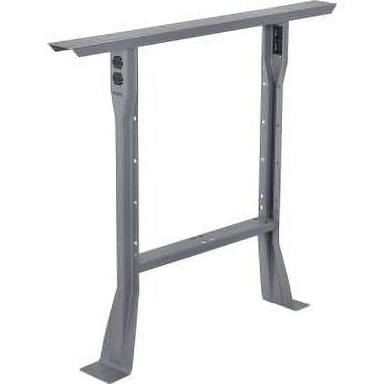 32"H C-Channel Open Flared Fixed Height Leg for 30"D Workbench, 1 Leg ...