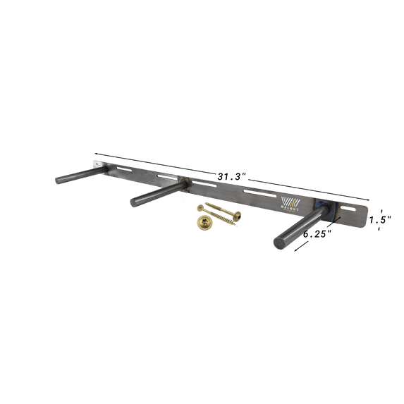 32" Heavy Duty Floating Shelf Bracket- Invisible Shelf Support - Made ...