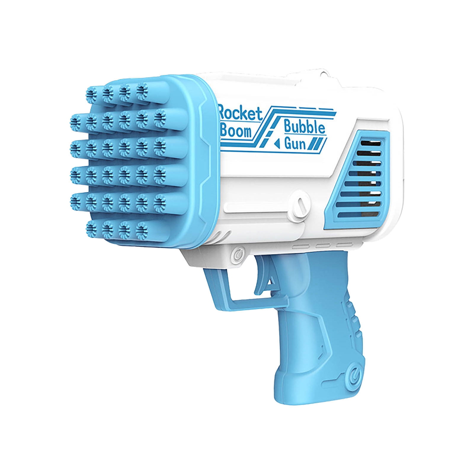 32-Hole Bubble Gun with Flashlight, Rocket Launcher Bubble Machine Bubble Blower Bubble Maker ...
