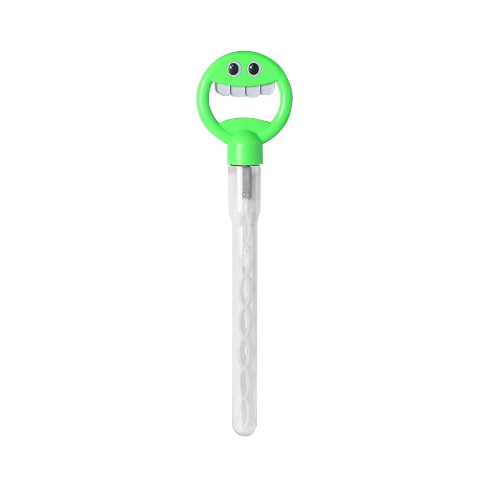 32-Hole Smiley Face Bubble Wand Toy with Five-Claw Handle, Manual ...