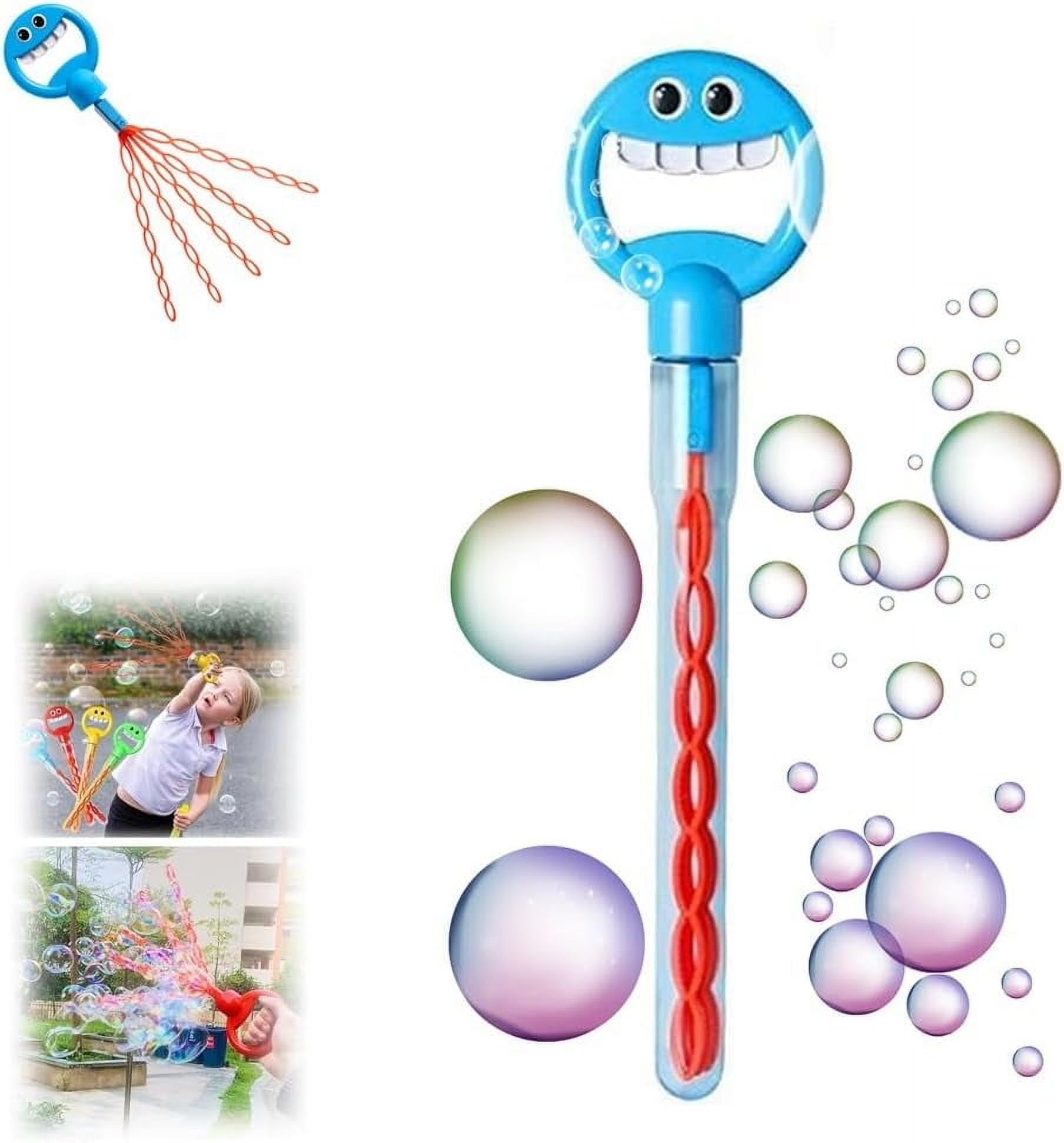 32 Hole Smiling Face Bubble Stick with Bubbles Refill, 2024 New ...