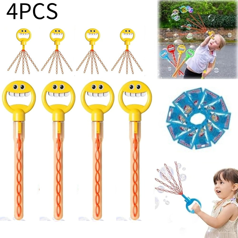 32 Hole Smiling Face Bubble Stick,Giant Bubble Wands,Bulk Bubble Wands ...