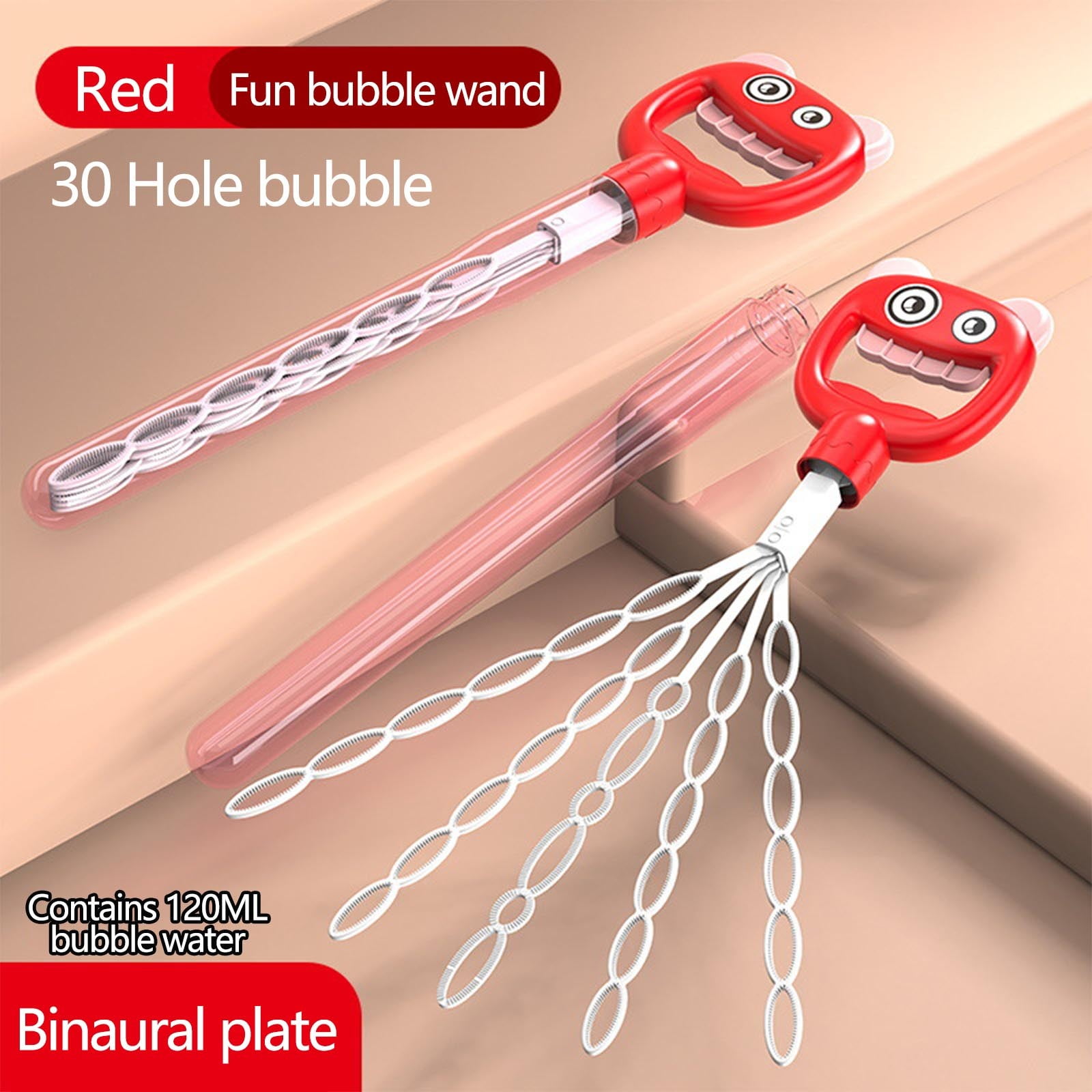 32 Hole Smiling Face Foam Wands Five Claw Smiling Face Foam Stick for ...