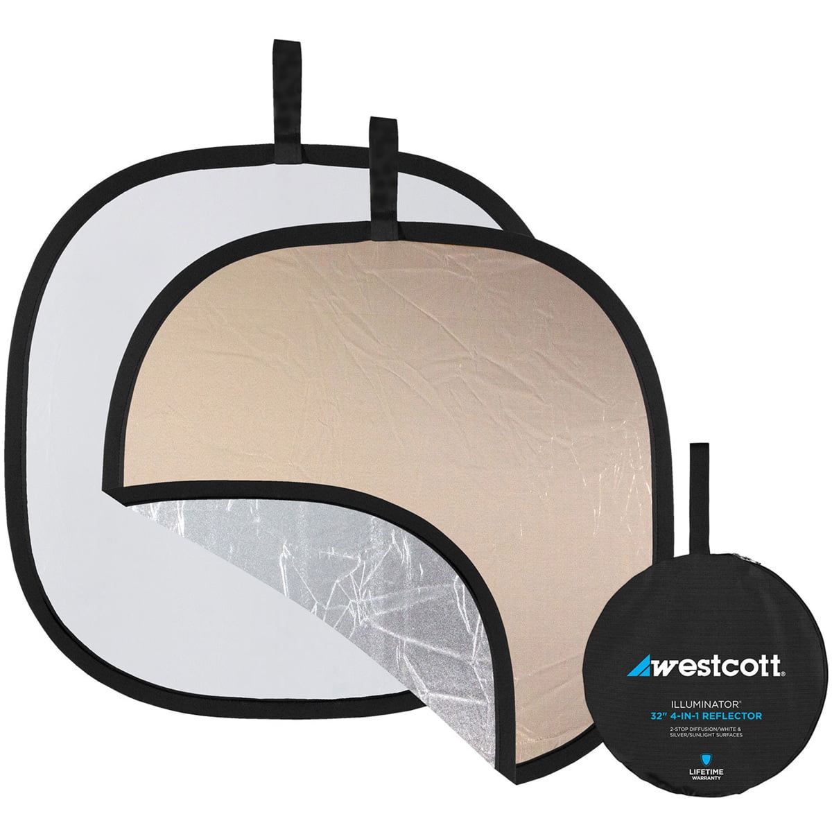 Westcott 32" Illuminator Collapsible 4-in-1 Reflector Kit, Includes ...