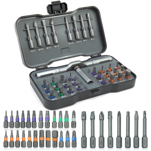32 In 1 Magnetic Screwdriver Set,Small Ratcheting Screwdriver Pocket ...