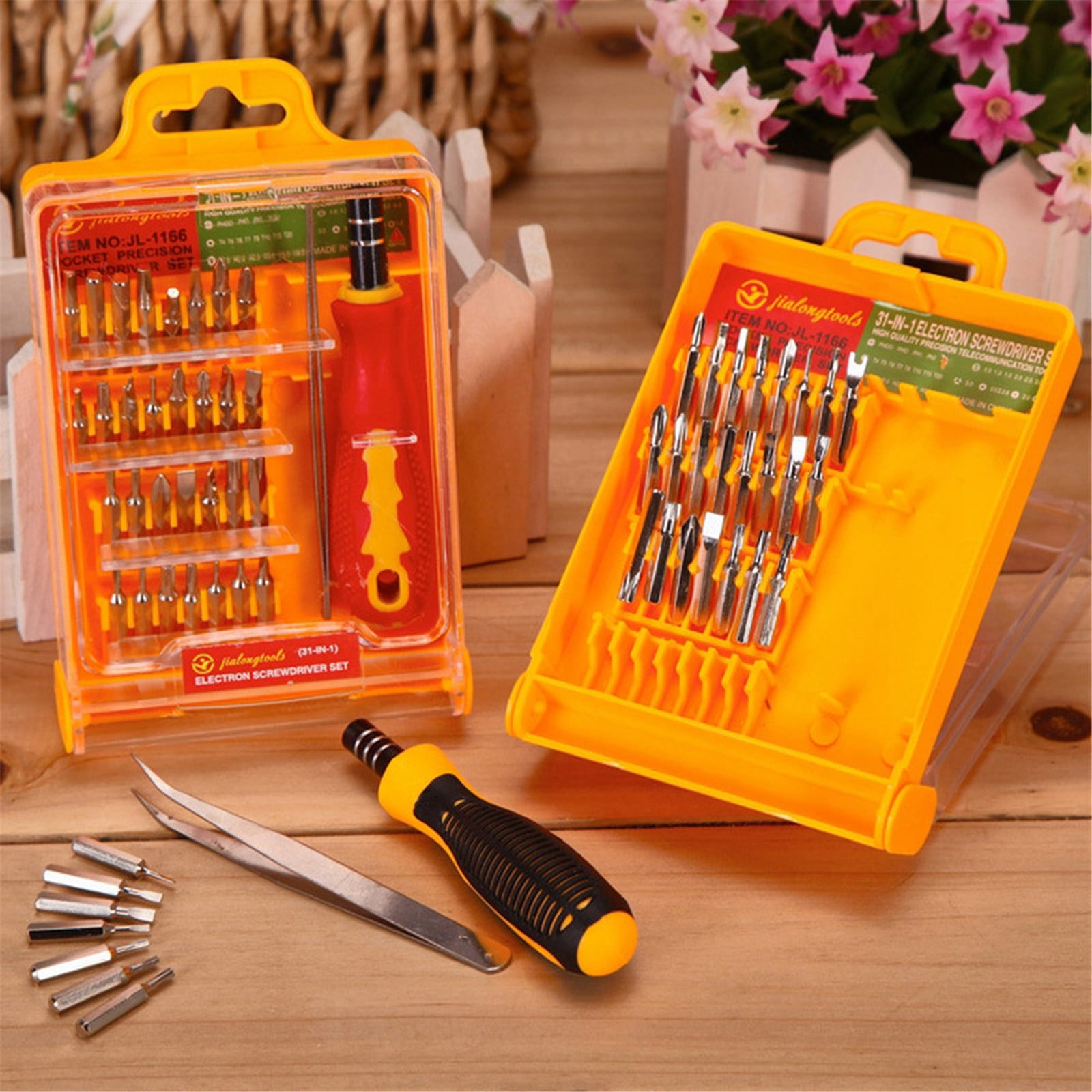 32 In 1 Multi-Bit Precision Screwdriver Tweezer Phone Repair Tool ...
