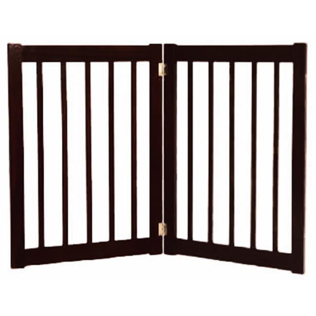 32 Inch 2 Panel Free Standing EZ Gate - Black - Walmart.com
