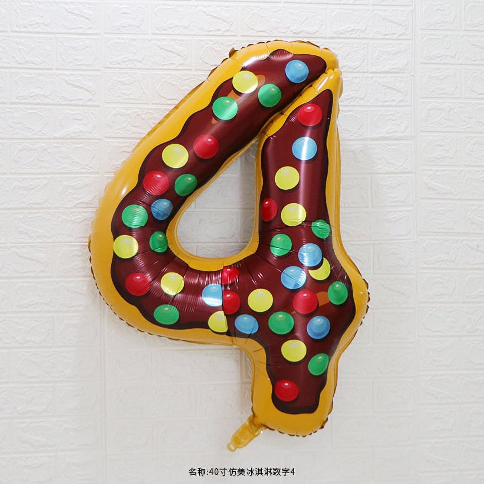 32-Inch 40-Inch Imitation Donut Digital Balloon Ice Cream Balloon Baby ...