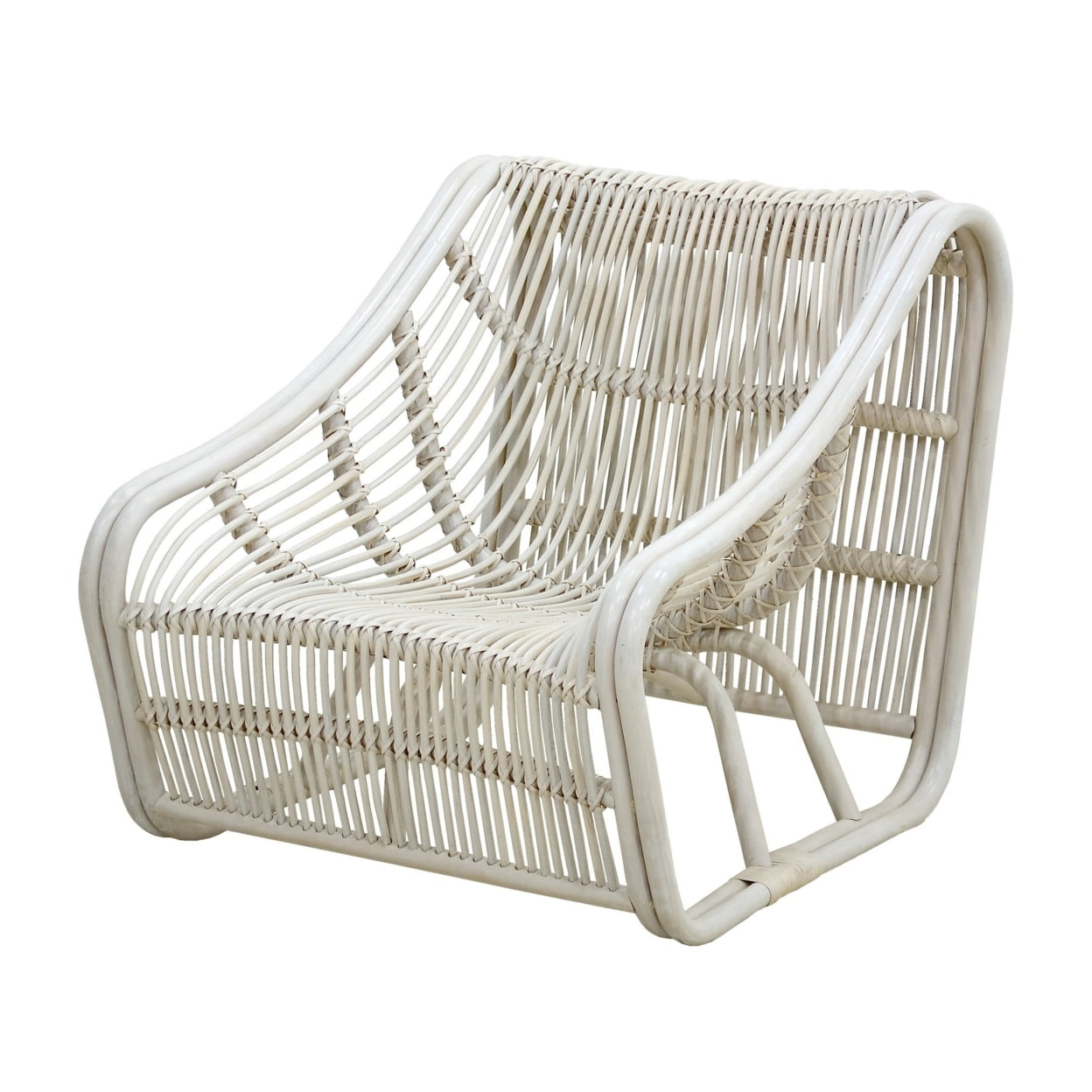 Saltoro Sherpi 32 Inch Natural Wood Arm Accent Chair, Woven Wicker ...