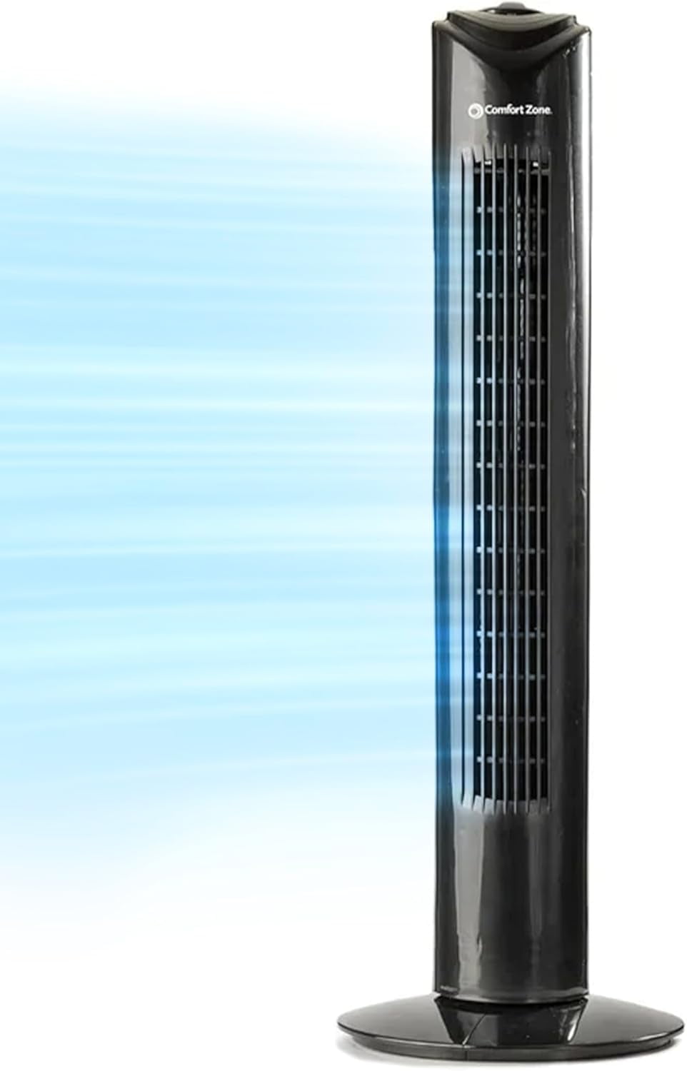 32-Inch Bladeless Tower Fan with 3 Speeds, 90° Oscillation, Portable ...