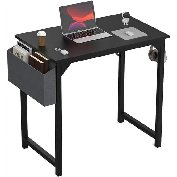 32-Inch Compact Computer Desk, Modern Minimalist Home Office Writing ...