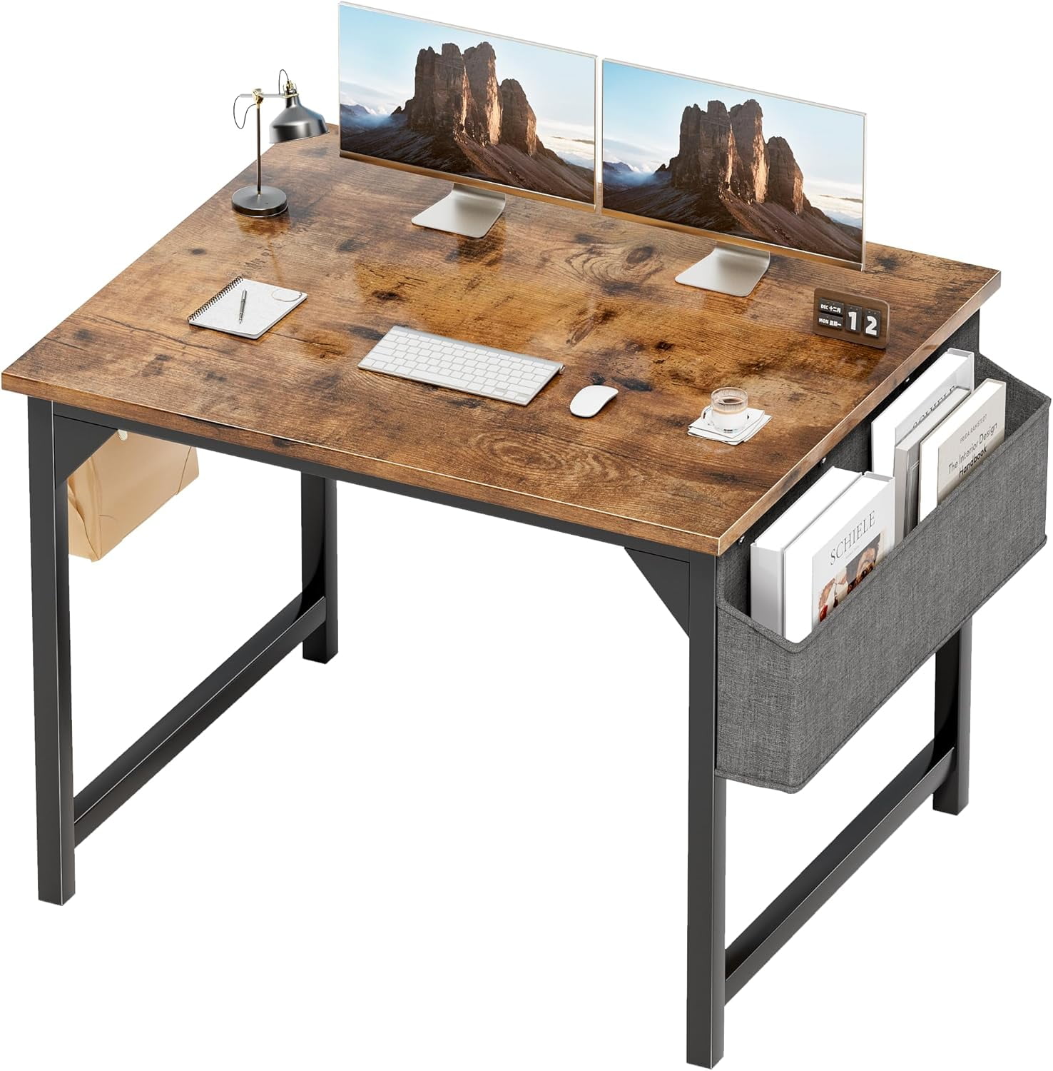 32 Inch Computer Desk, Wood Modern Simple Home Office Table for Small ...