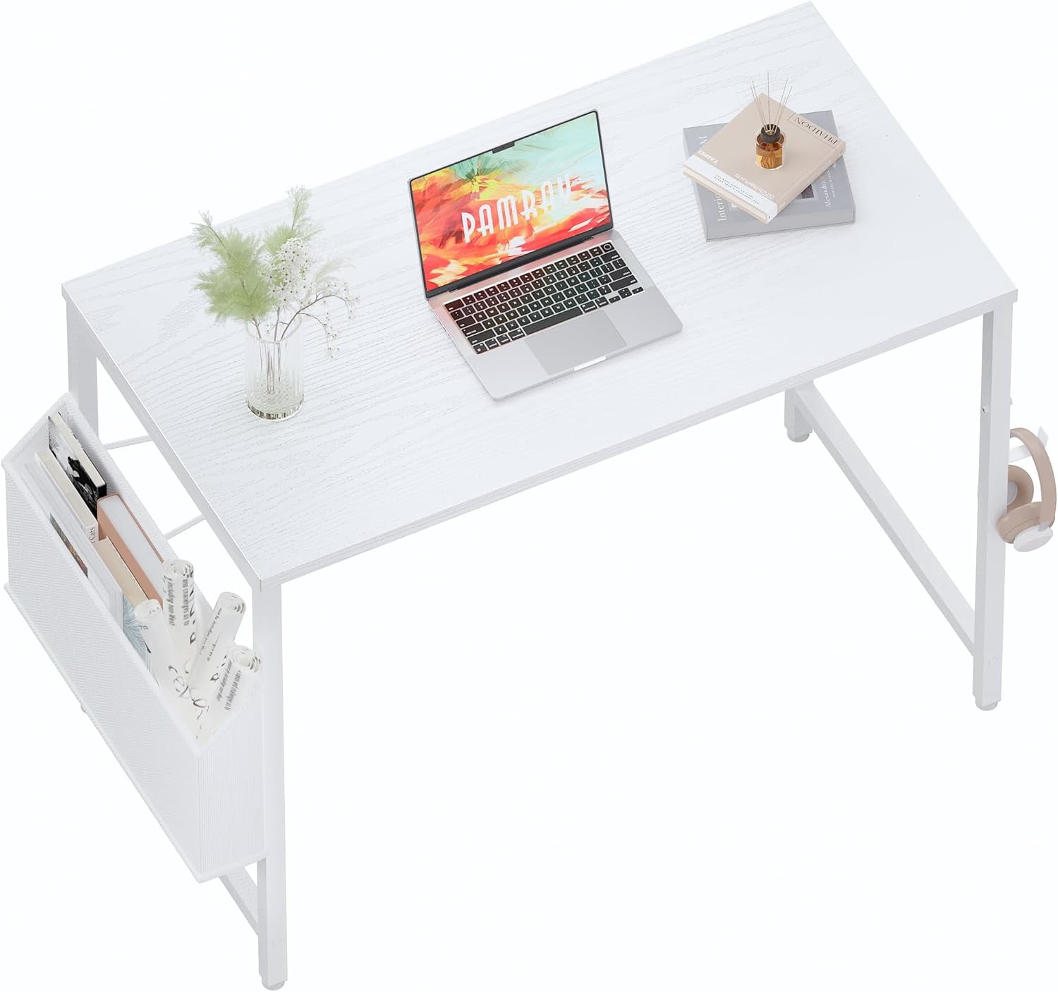 32 Inch Computer Desk for Small Spaces, Home Office Work Desk with ...