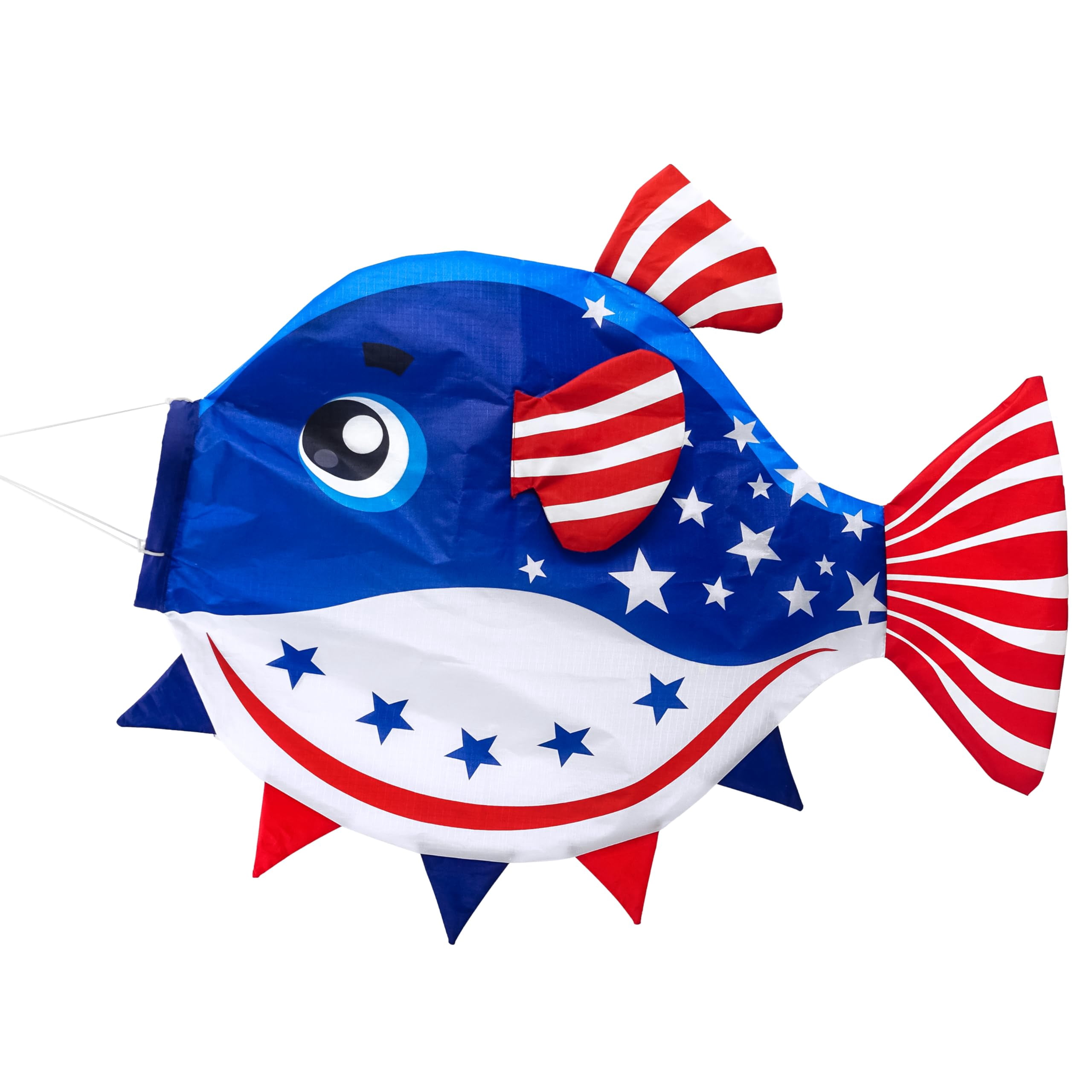 32-Inch Cute Rainbow Fish Windsock Spinner, Colorful Spiral Wind Sock ...