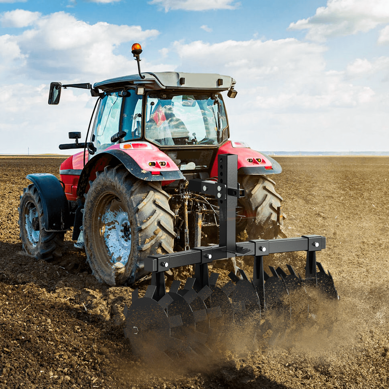 AOILE 32-Inch Disc Plow Harrow with Universal 2" Receiver Mount for ATV ...