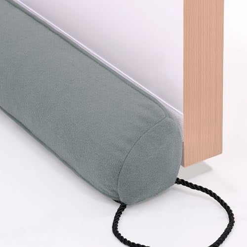 32 Inch Door Draft Stopper, Blocks Hot Cold Air with Removable Washable ...