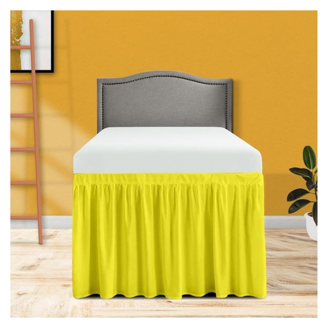 32 Inch Drop Length Dorm Room Bed Skirt Xl Ruffled Dorm Bedskirt