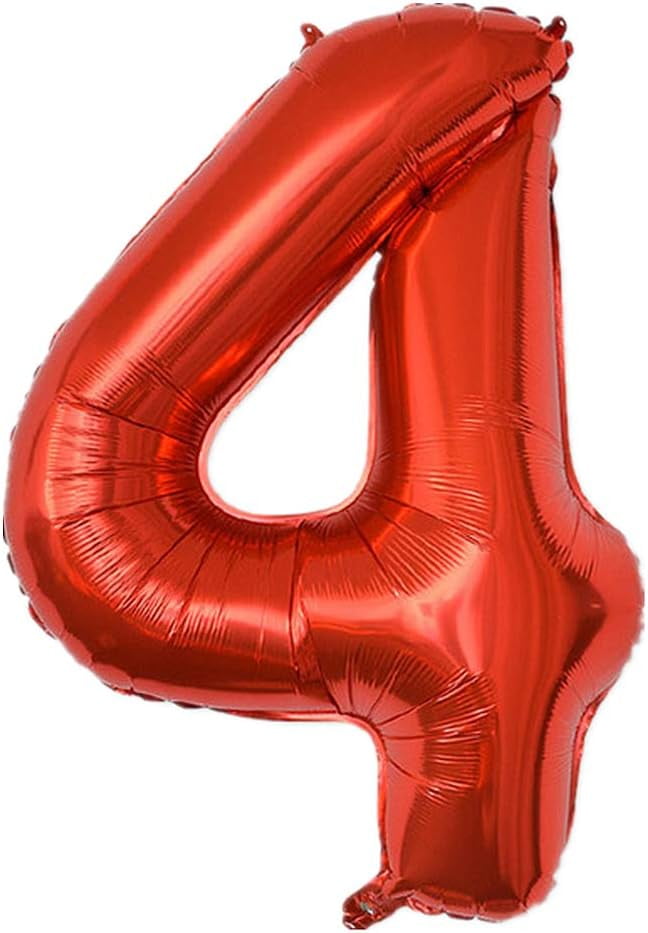 32 Inch Large Foil Helium Number Balloon Birthday Wedding Party 0-9 ...