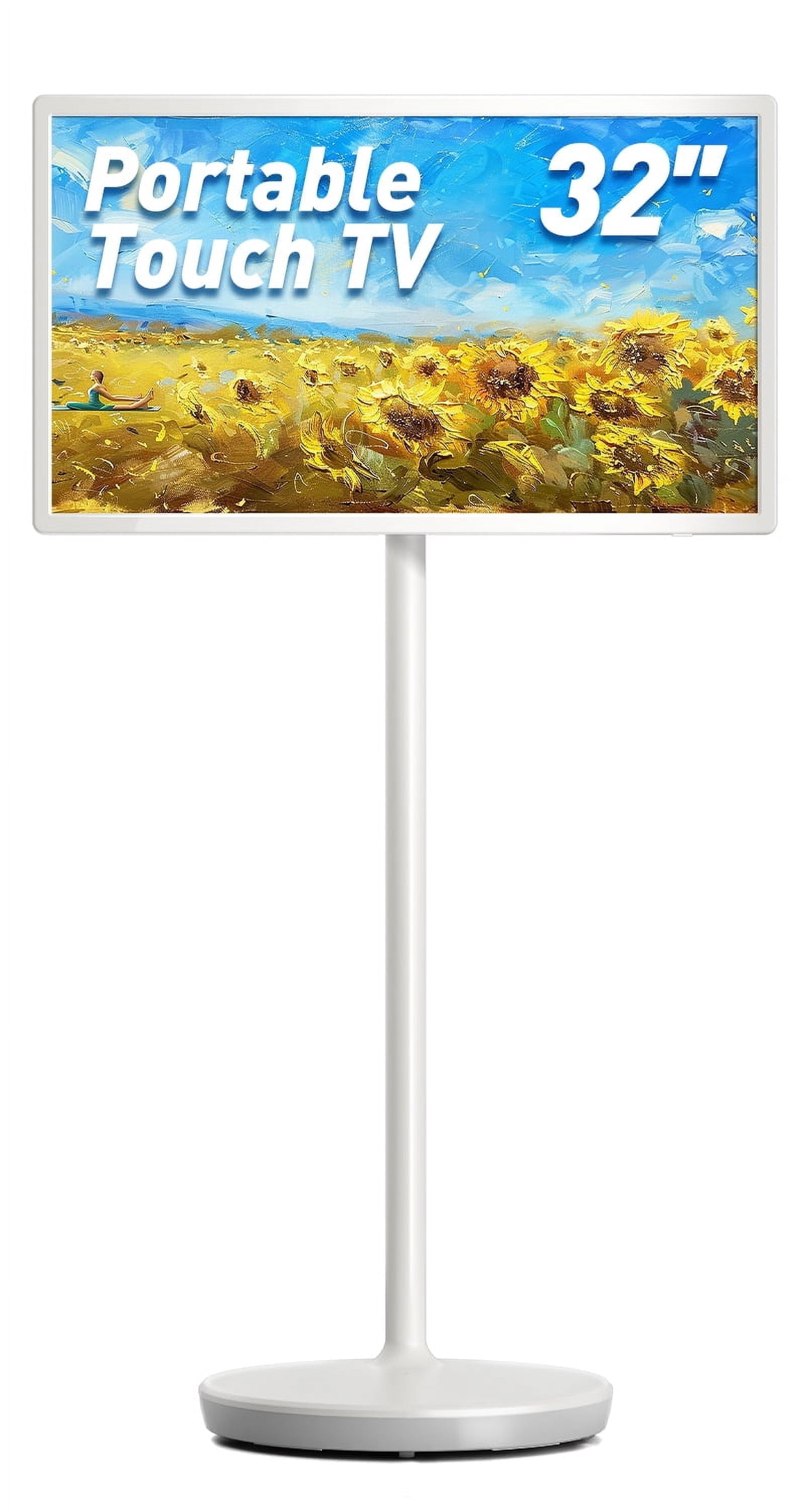 32-Inch Portable TV with Touch Screen ,6GB RAM + 128GB Storage, 1080P ...