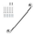 32 Inch Shower Grab Bar 1.25" Dia Chrome Anti Slip Bathroom 304 ...