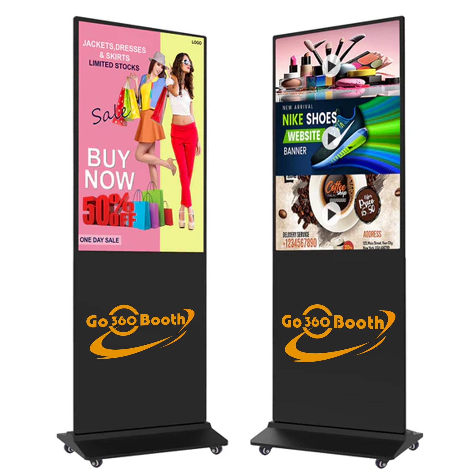32 Inch Touchscreen Digital Signage Kiosk LCD Advertising Display Menu ...