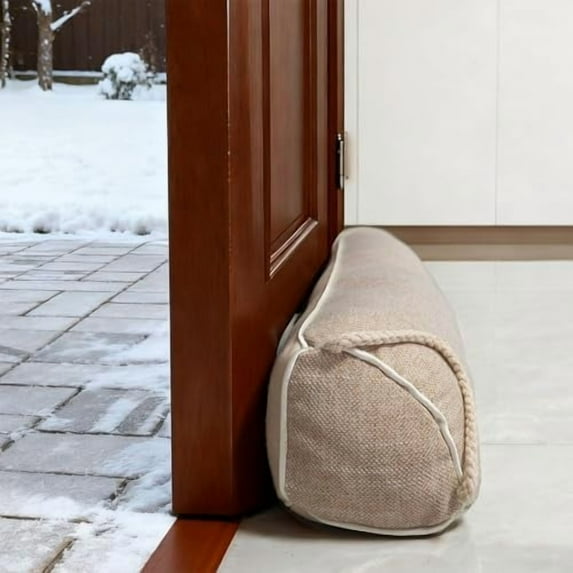 32 Inch Under Door Draft Stopper, Blocks Hot Cold Air Wind from Door ...