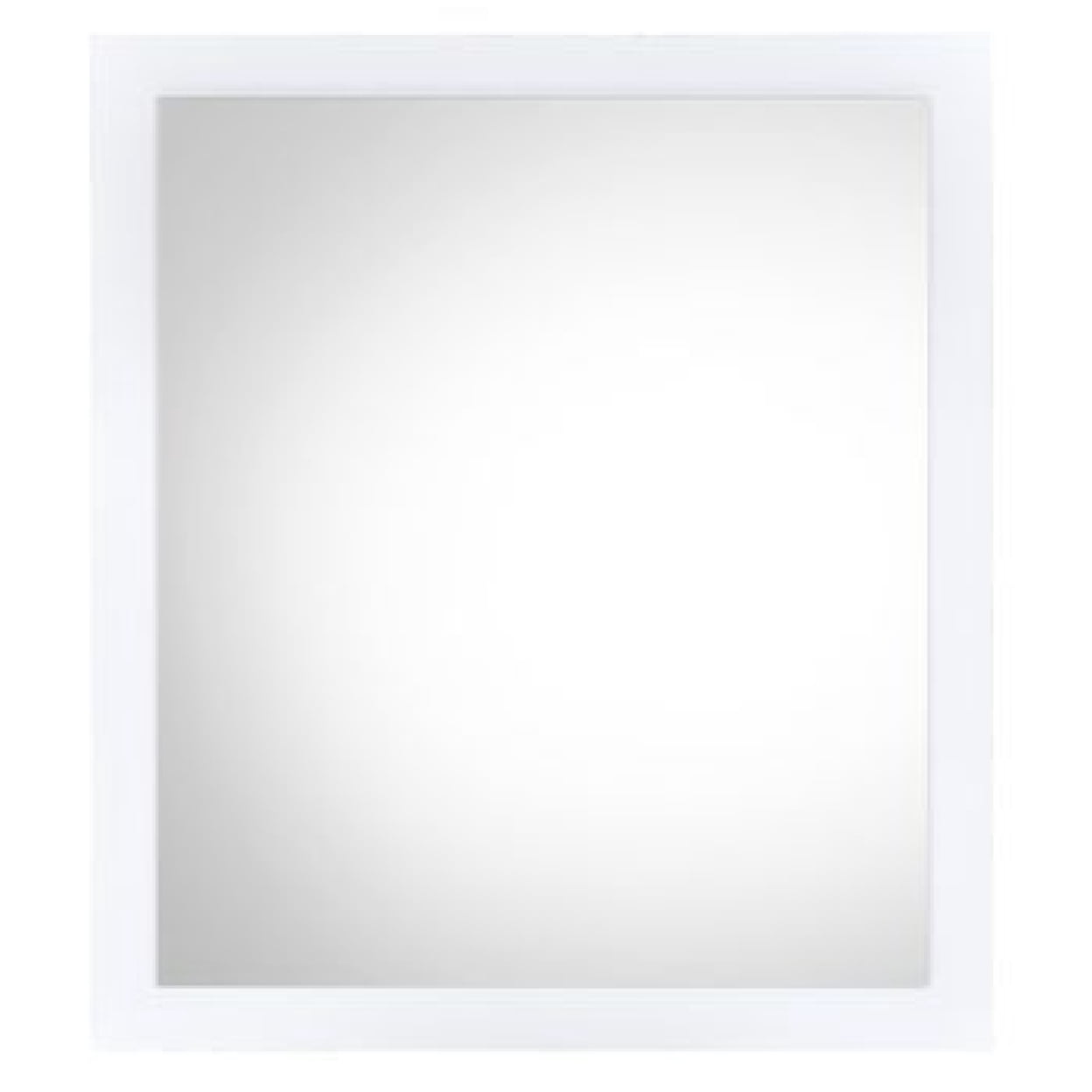 Benjara 32 Inch Wall Mirror, Sleek Rectangular Portrait Wood Frame ...
